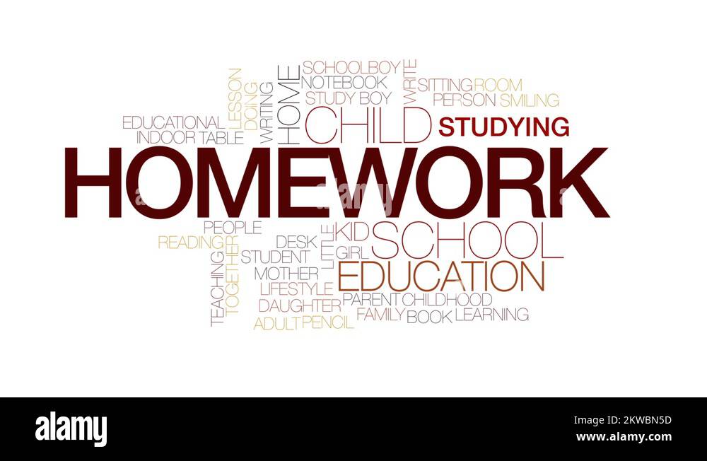 Homework word Stock Videos & Footage - HD and 4K Video Clips - Alamy