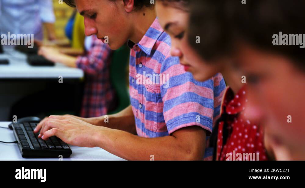 Students using computer Stock Videos & Footage - HD and 4K Video Clips ...