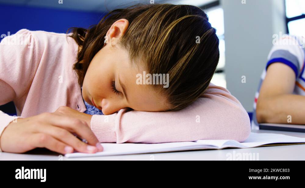 Relaxed girl student classroom Stock Videos & Footage - HD and 4K Video ...