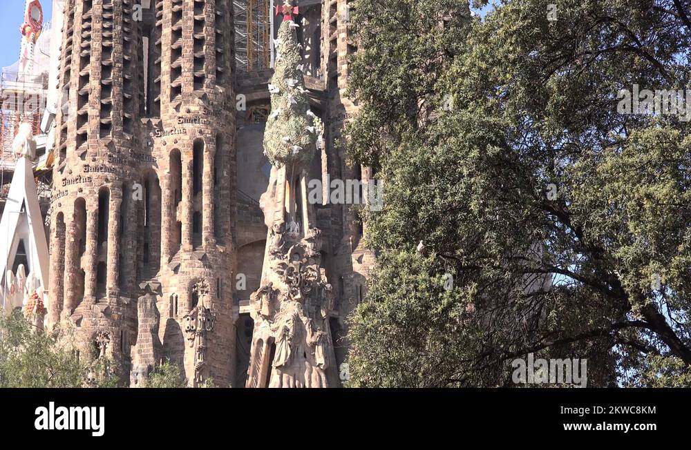 Sagrada Familia columns architectural wonder monument Gaudi genius ...