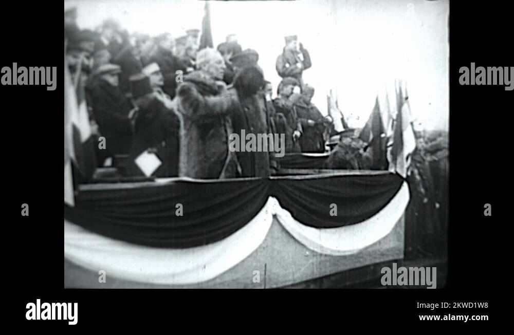 President Wilson and General Pershing Stock Video Footage - Alamy