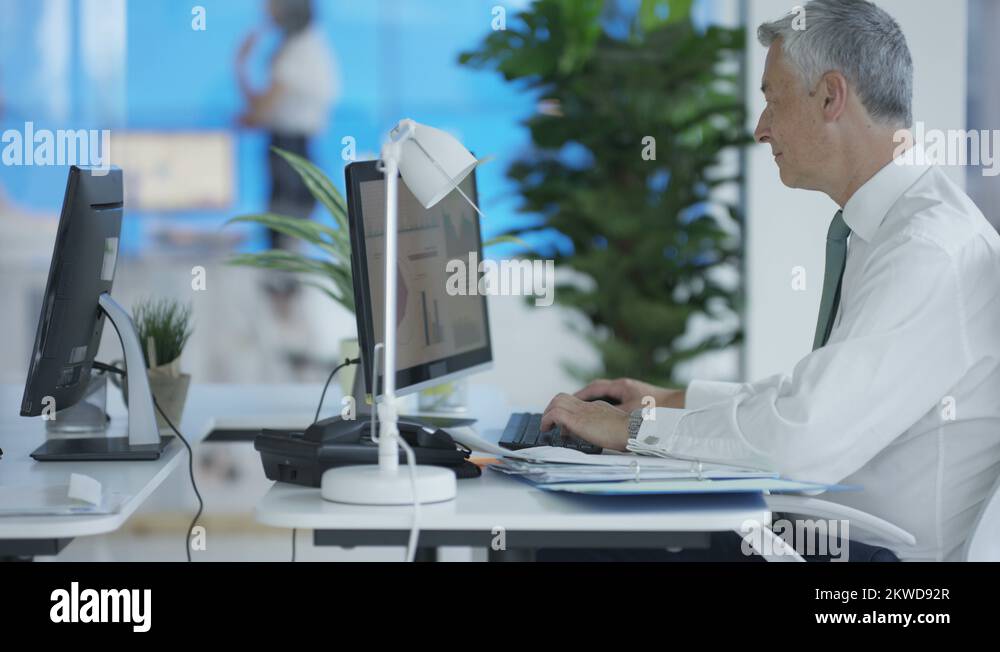 Corporate business office desks Stock Videos & Footage - HD and 4K ...