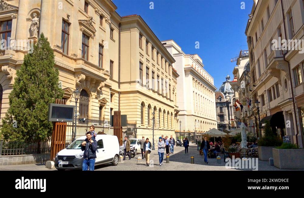 Point of View Walk (First Person) Observing Everyday Life In Bucharest ...