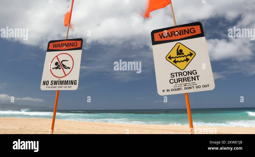 Sea shore warning signs Stock Videos & Footage - HD and 4K Video Clips ...