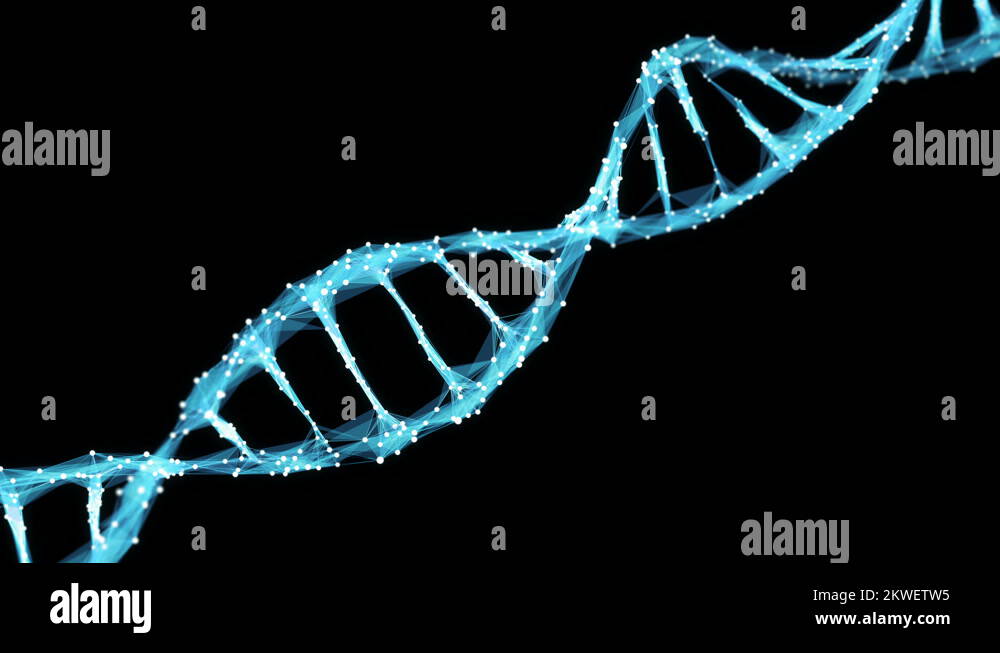 Motion Background Digital Polygon Plexus DNA molecule 4k Loop Alpha ...