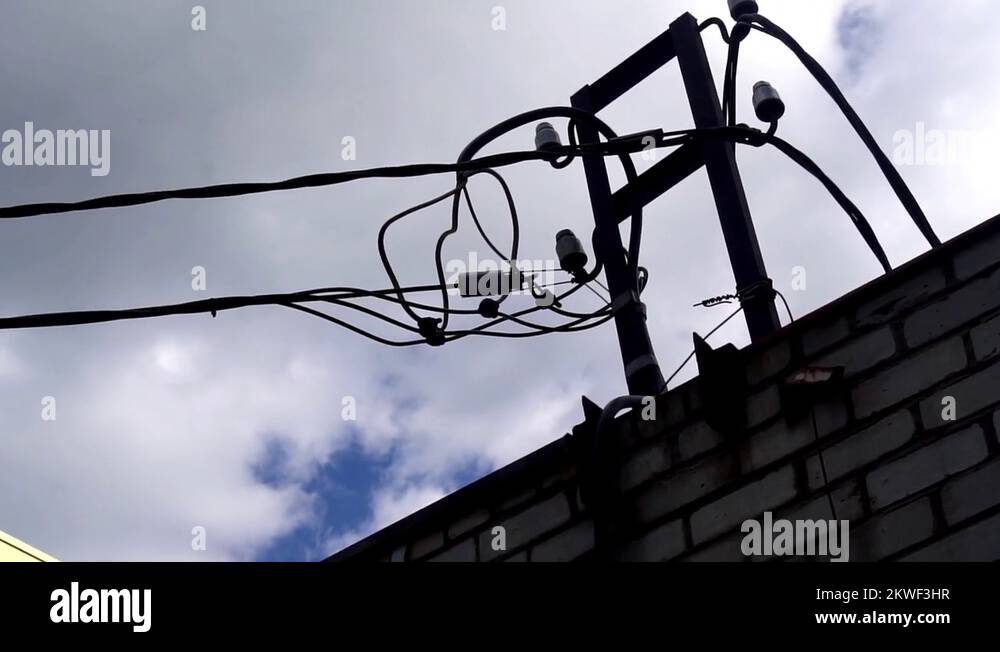 Worker climbing utility pole Stock Videos & Footage - HD and 4K Video ...