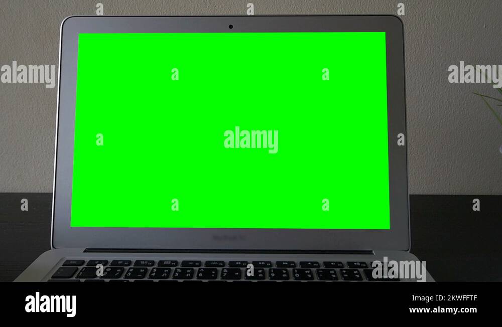 Laptop green screen on table Stock Videos & Footage - HD and 4K Video ...