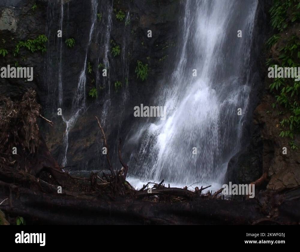 Majestic Waterfall, Tamaraw Falls, Mindoro Island Philippines, Hd Stock ...