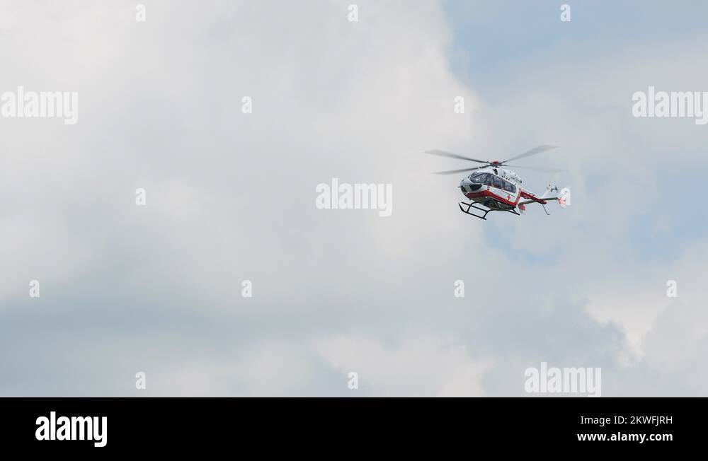 Medical emergency transport helicopter Stock Videos & Footage - HD and ...