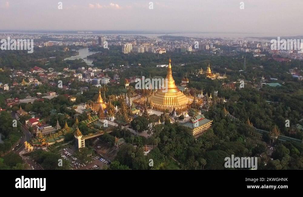 Burma golden pilgrimage shwedagon pagoda rangoon Stock Videos & Footage ...
