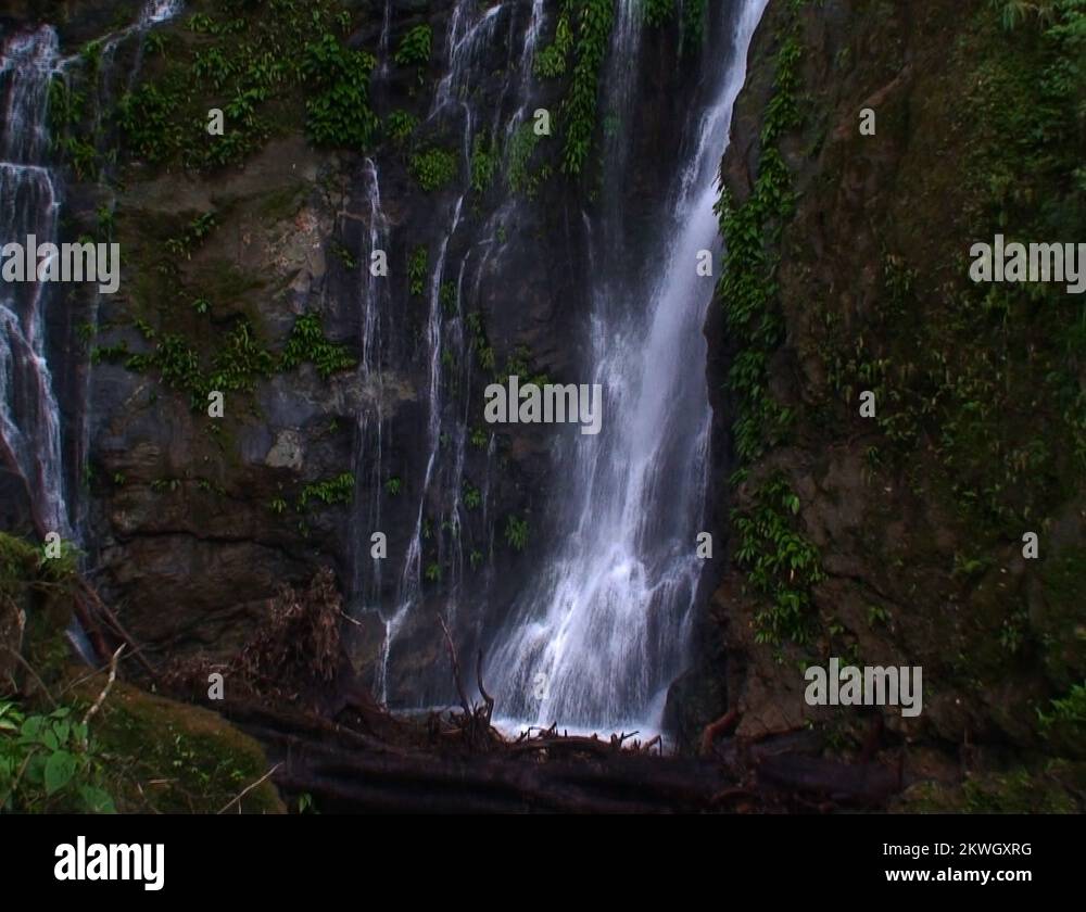 Majestic Waterfall, Tamaraw Falls, Mindoro Island Philippines, Hd Stock ...