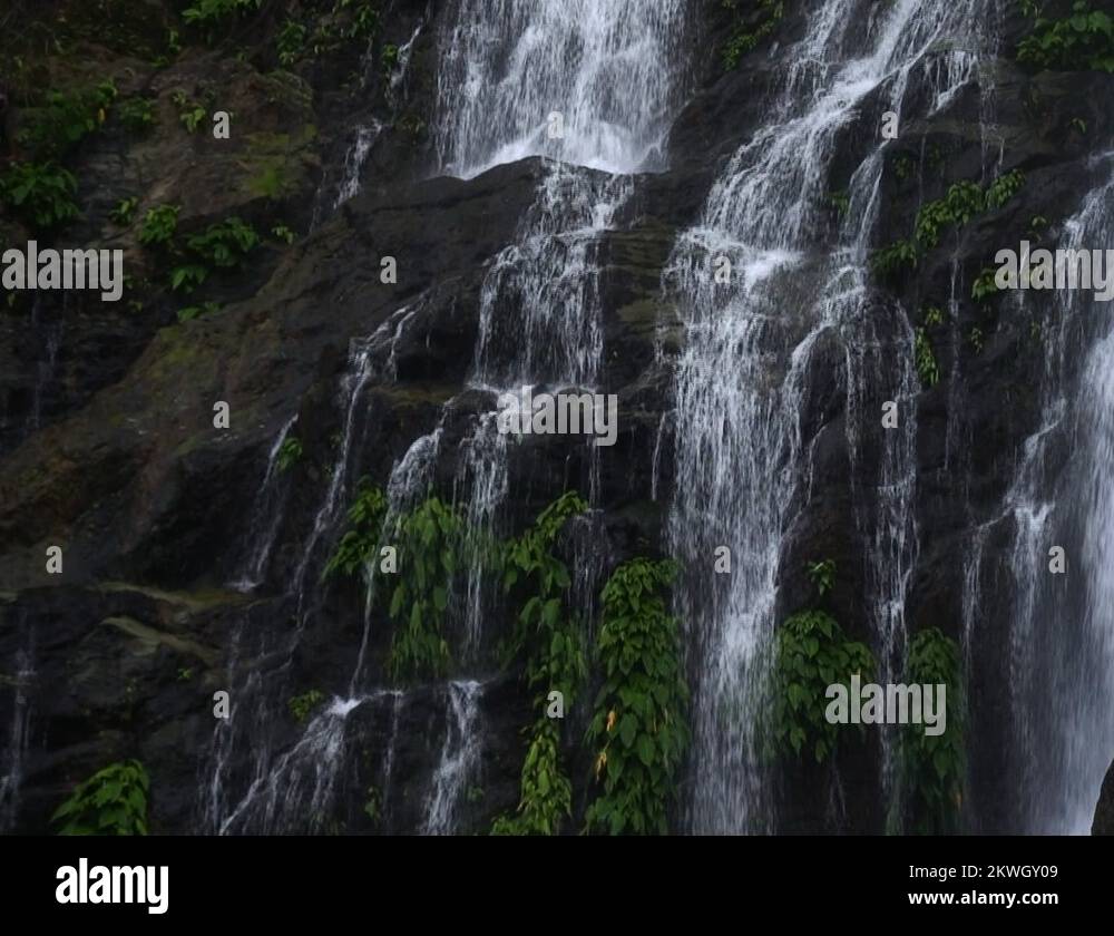 Majestic Waterfall, Tamaraw Falls, Mindoro Island Philippines, Hd Stock ...