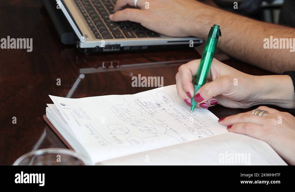 Writing in notepad Stock Videos & Footage - HD and 4K Video Clips - Alamy