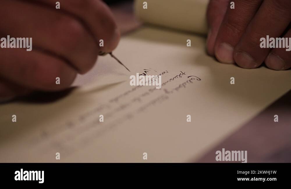 Writing calligraphy Stock Videos & Footage - HD and 4K Video Clips - Alamy