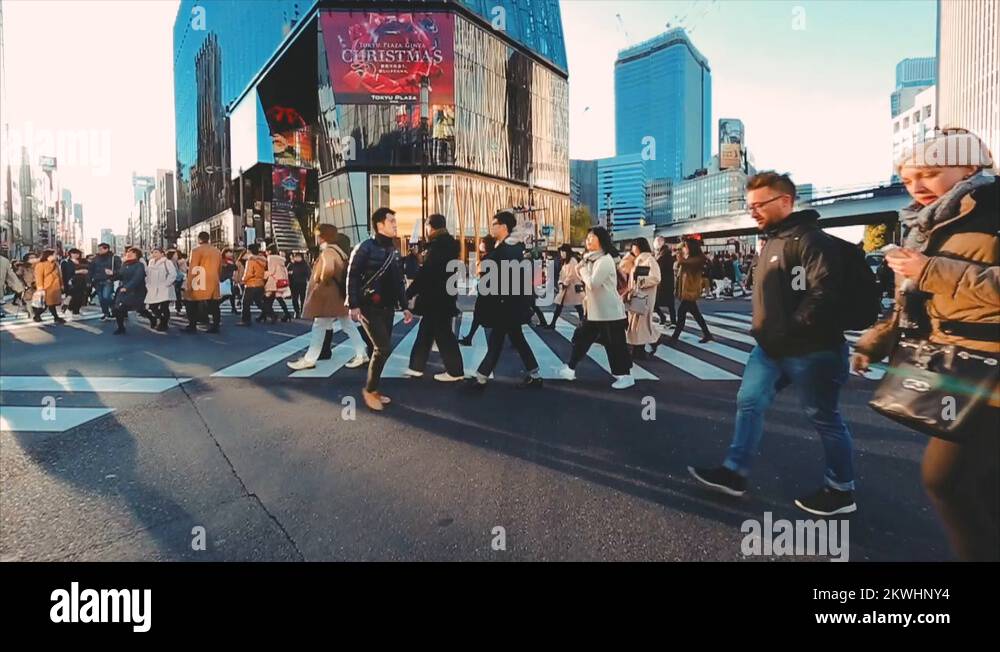 Many people crossing the road Stock Videos & Footage - HD and 4K Video ...