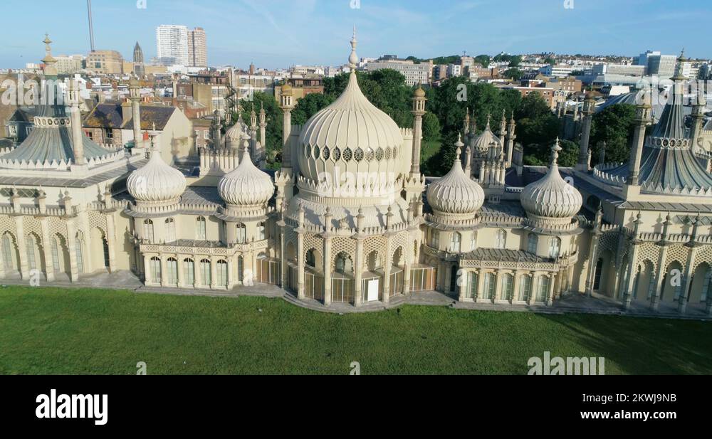 Royal pavilion brighton aerial Stock Videos & Footage - HD and 4K Video ...