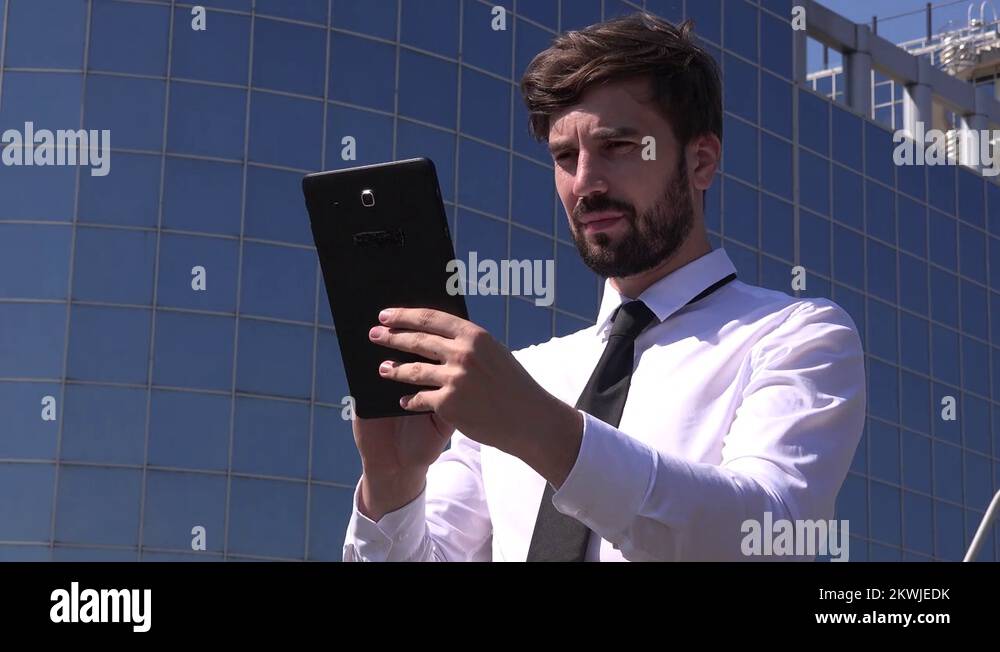 Portrait male executive working Stock Videos & Footage - HD and 4K ...