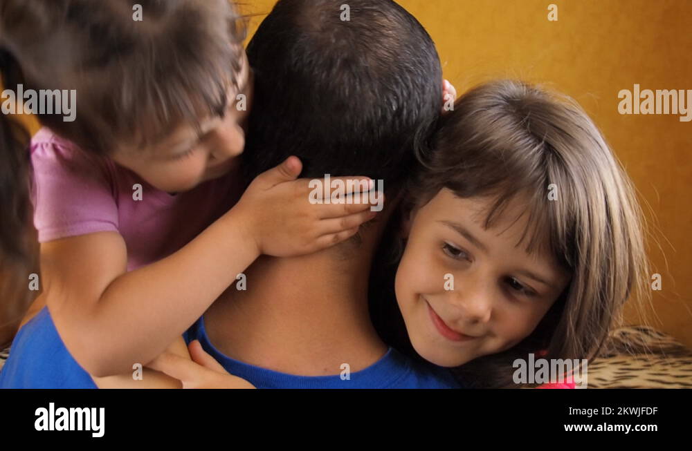 Father hugging daughters Stock Videos & Footage - HD and 4K Video Clips ...