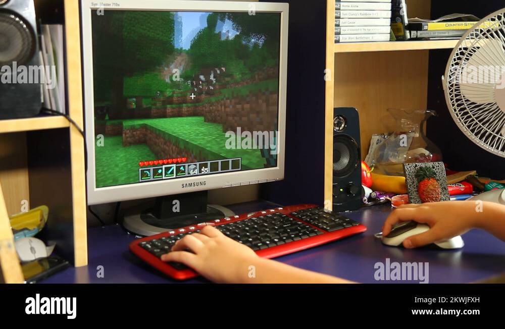 Minecraft game playing Stock Videos & Footage - HD and 4K Video Clips ...