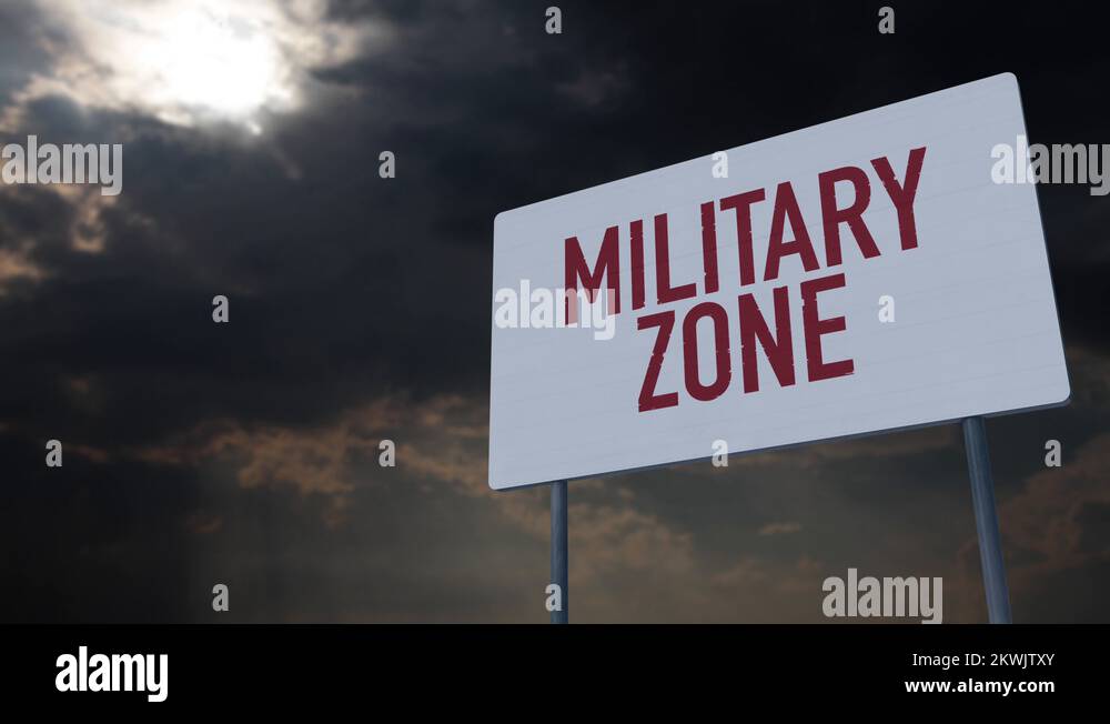 Military zone sign Stock Videos & Footage - HD and 4K Video Clips - Alamy