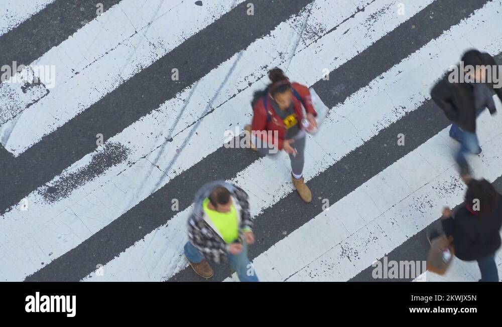Crosswalk pedestrian crossing Stock Videos & Footage - HD and 4K Video ...