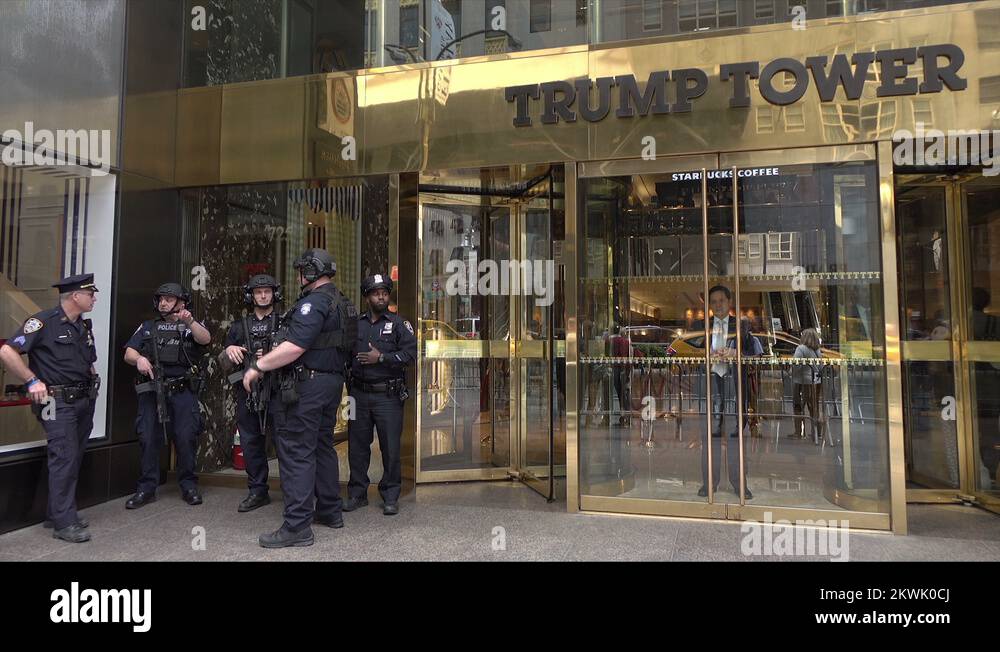Security at trump tower Stock Videos & Footage - HD and 4K Video Clips ...