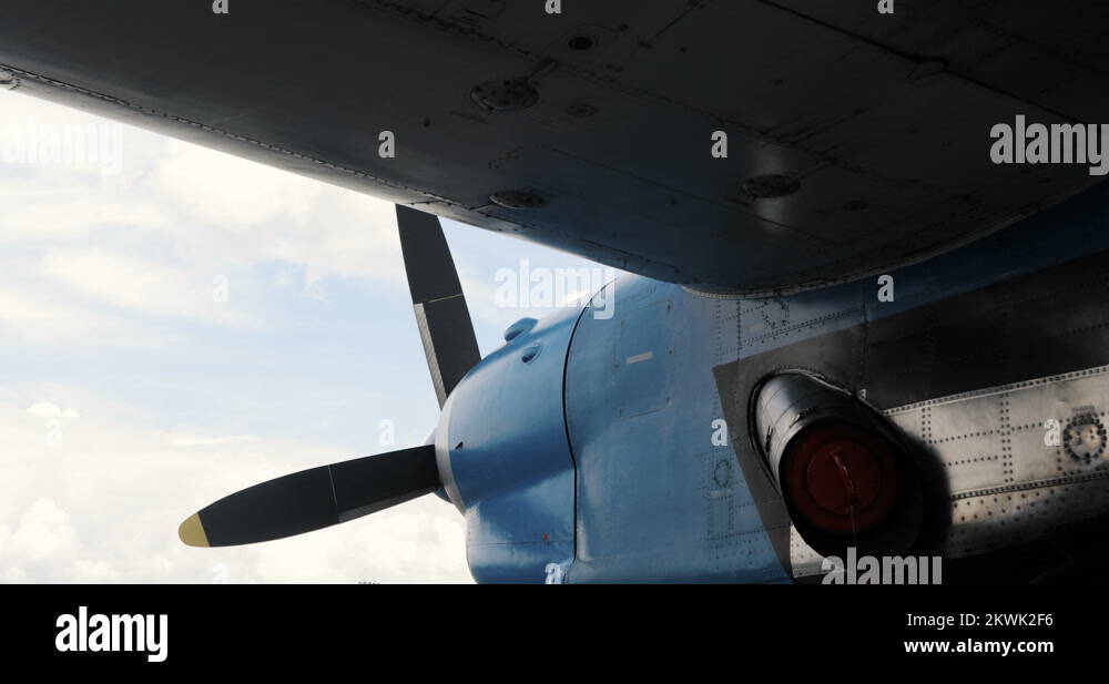 Airplane Ignition and Propeller. Jet Engine. Detail of jet engine Stock ...