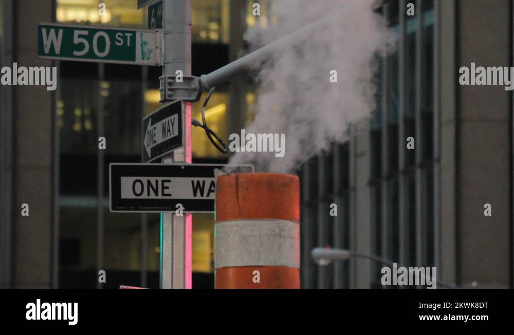 Steam chimney New York City NYC Stock Video Footage - Alamy