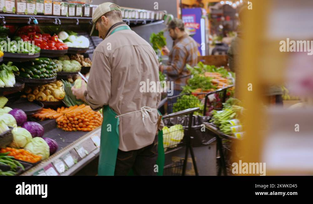 Supermarket workers shelves Stock Videos & Footage - HD and 4K Video ...