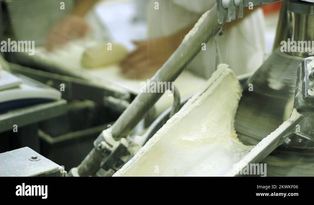 Commercial bread making industrial bakery Stock Videos & Footage - HD ...