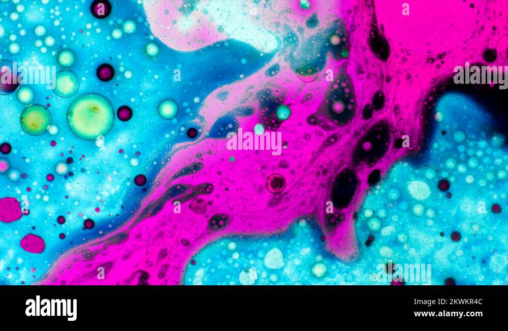 Microscopic Patterns of Colors and Paints Stock Video Footage - Alamy