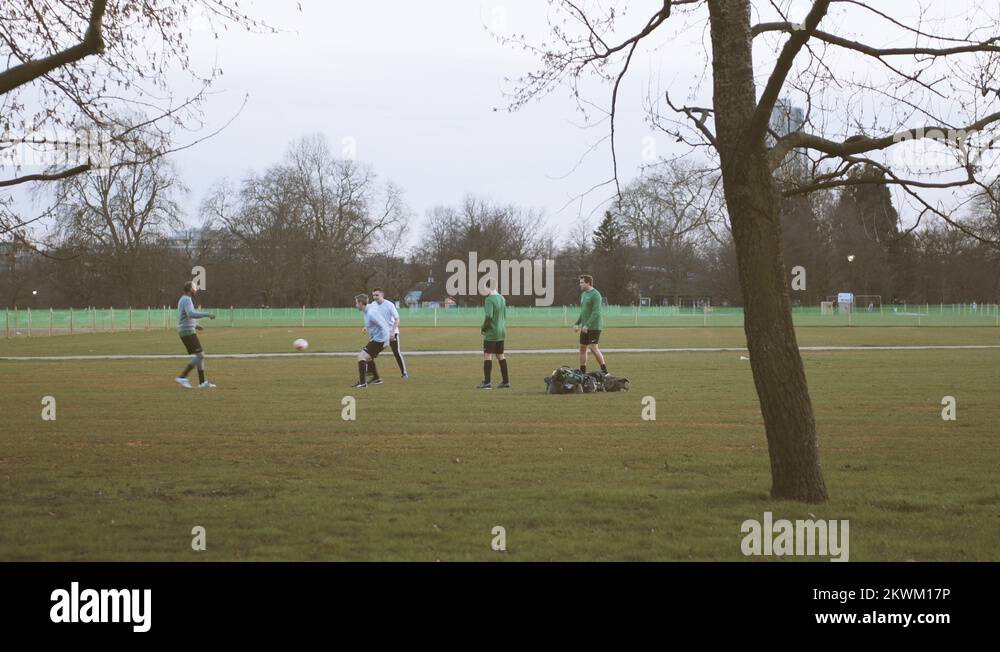 Men male males playing football soccer Stock Videos & Footage - HD and ...
