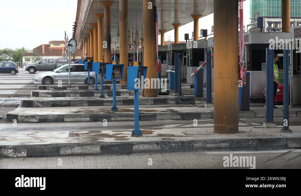 Traffic at booth on toll road Stock Videos & Footage - HD and 4K Video ...