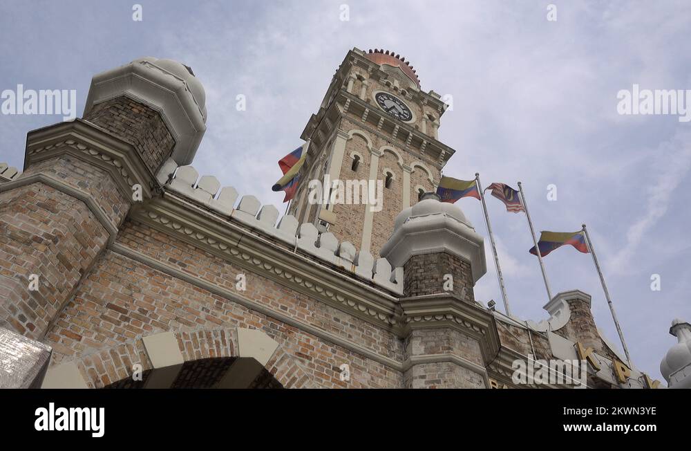 Sultan abdul samad building clock tower Stock Videos & Footage - HD and ...