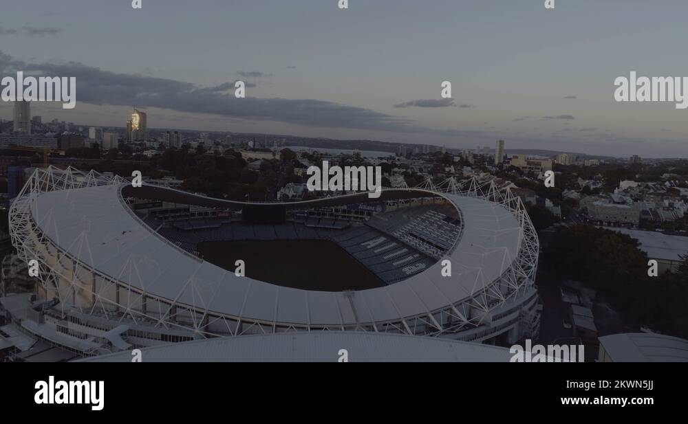 Aerial view of the Sydney Football Stadium (Allianz Stadium). Sydney ...