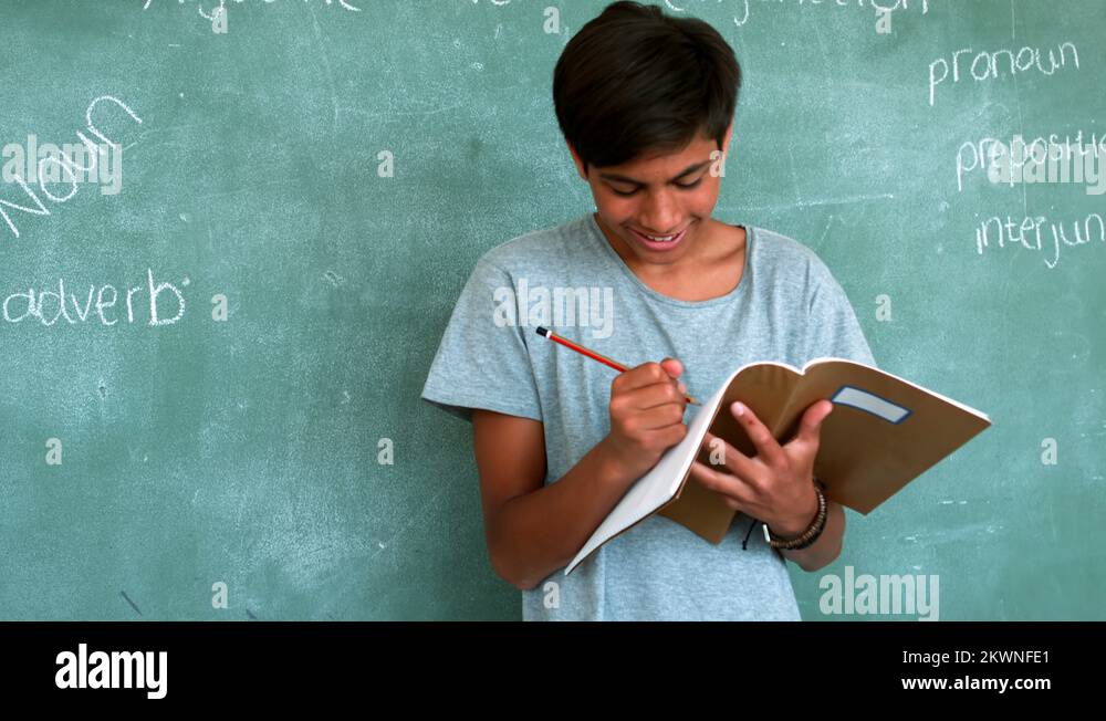 Schoolboy doing homework in Stock Videos & Footage - HD and 4K Video ...