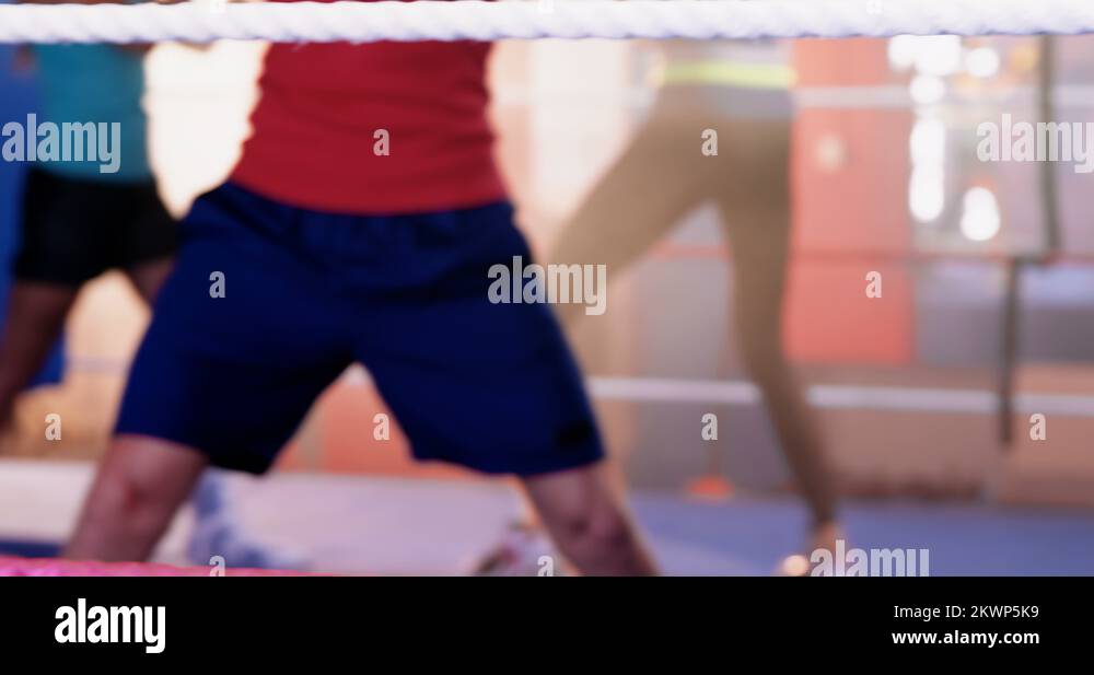 Boxing ring challenge competition action strength aggression Stock ...