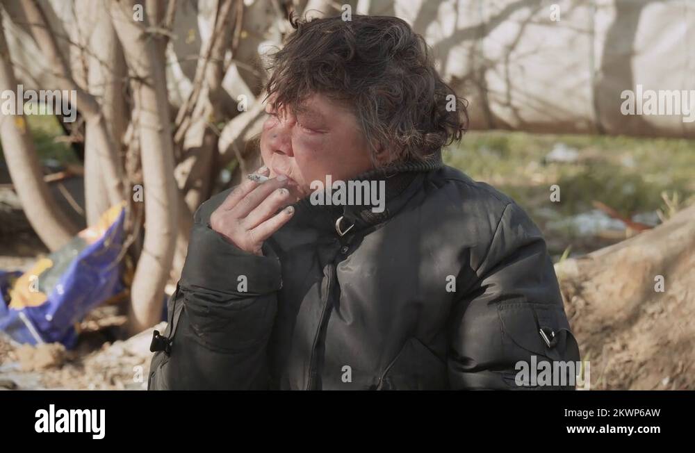 Homeless woman smoking Stock Videos & Footage - HD and 4K Video Clips ...