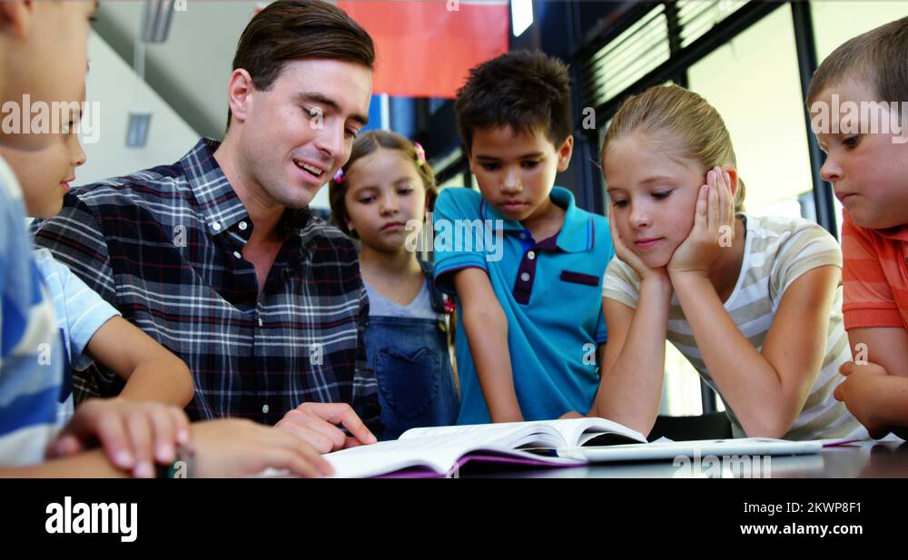 Kids reading classroom book Stock Videos & Footage - HD and 4K Video ...