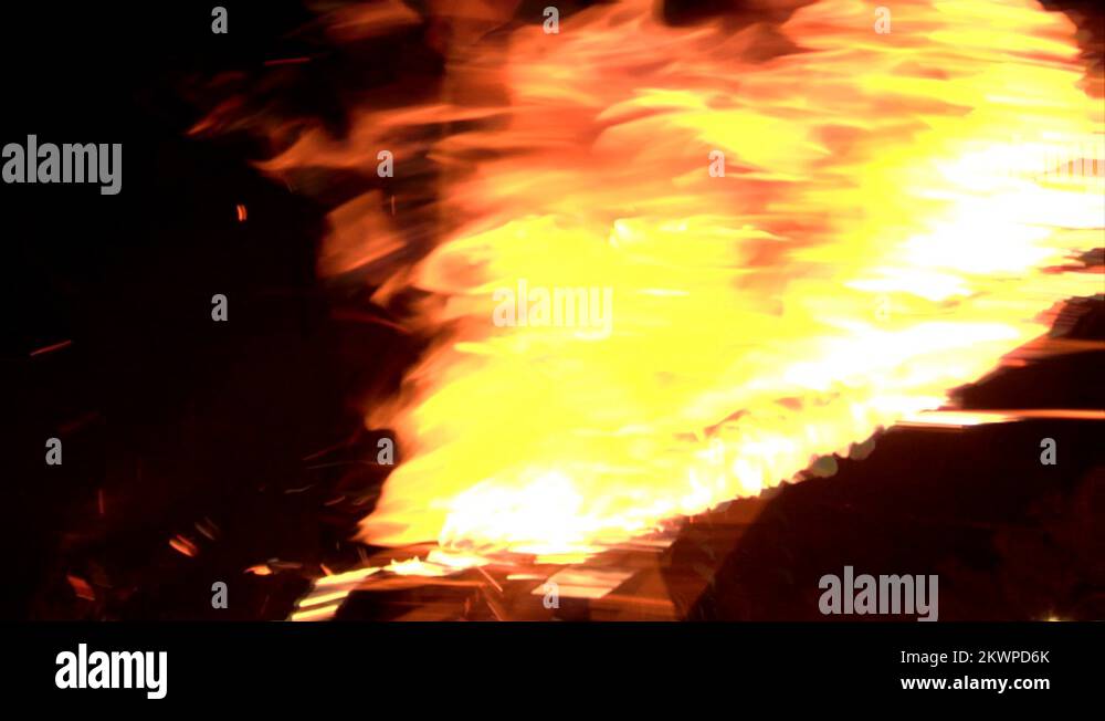 Japanese Fire Festival - Fire ring spinning at Ichinomiya Aso Shrine ...