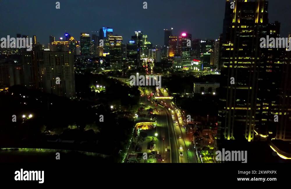 Jakarta city at night Stock Videos & Footage - HD and 4K Video Clips ...