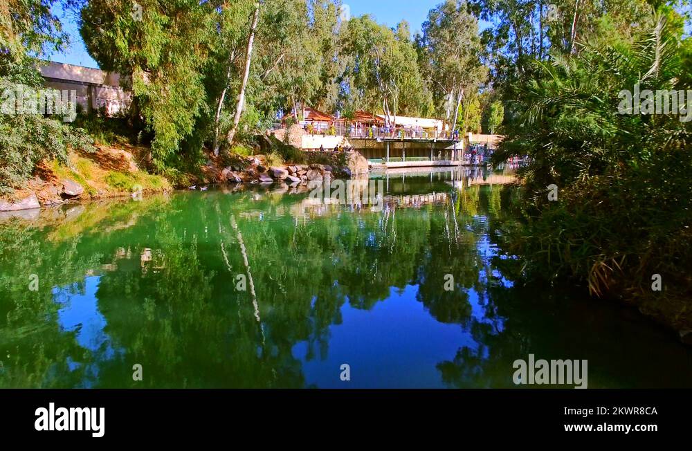 Yardenit Jordan river in Israel near Kinneret Stock Video Footage - Alamy