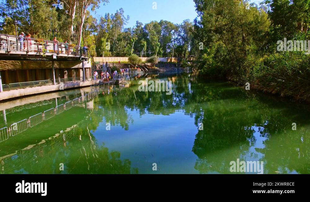 Yardenit Jordan river in Israel near Kinneret Stock Video Footage - Alamy