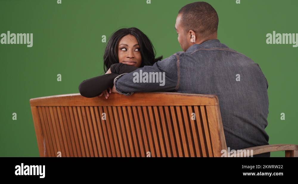 Black couple sitting on bench Stock Videos & Footage - HD and 4K Video ...