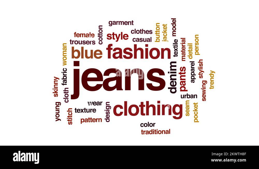 Jeans word Stock Videos & Footage - HD and 4K Video Clips - Alamy