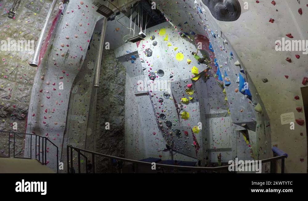 Indoor climbing hall Stock Videos & Footage - HD and 4K Video Clips - Alamy
