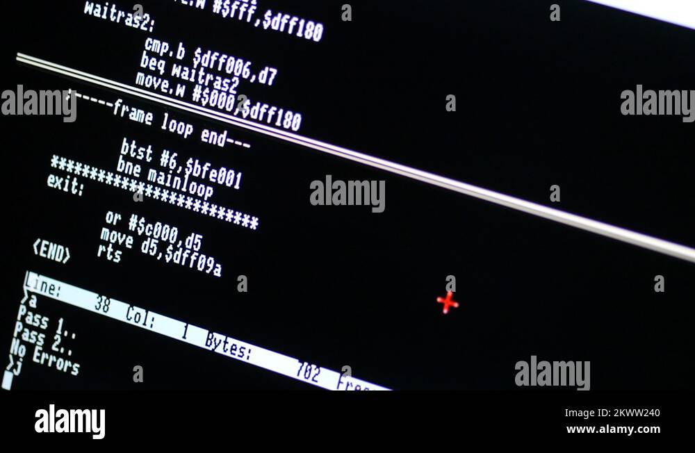 Code on a computer screen Stock Video Footage - Alamy