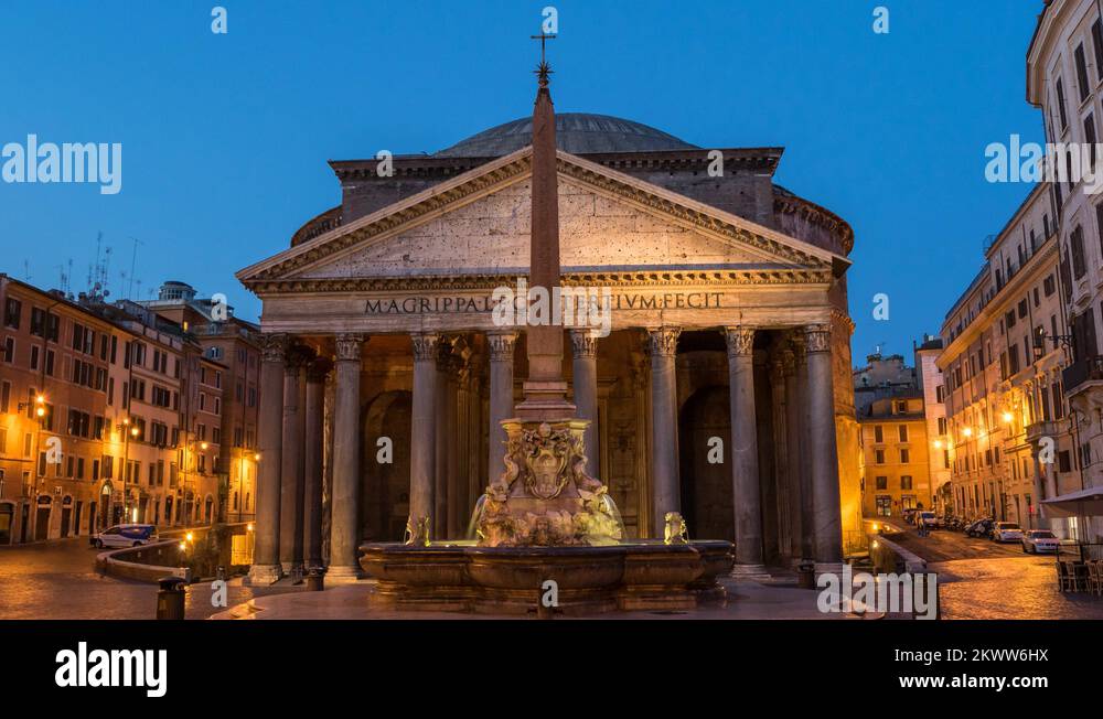 Rome dawn at pantheon Stock Videos & Footage - HD and 4K Video Clips ...