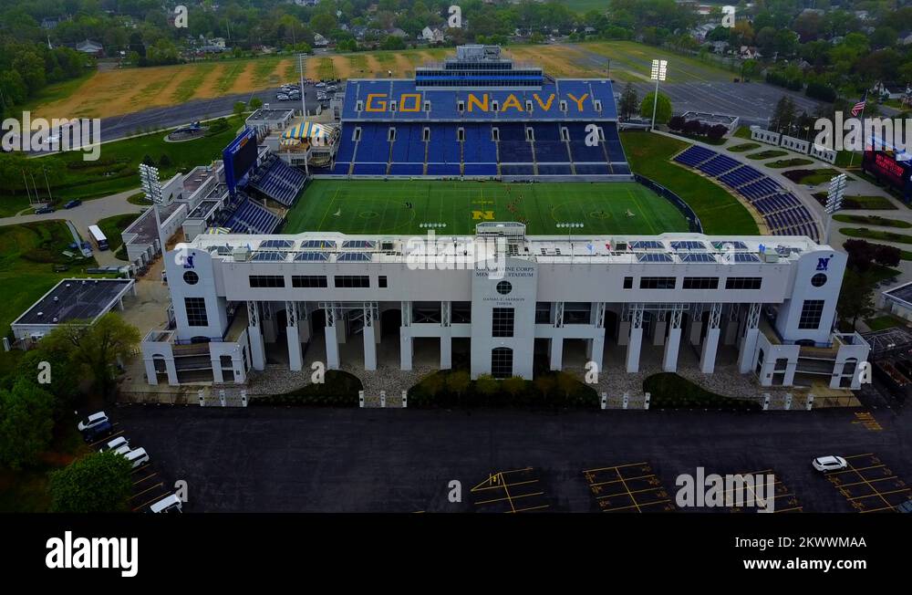 Navy Marine Corps Memorial Stadium Orbit View Stock Video Footage - Alamy