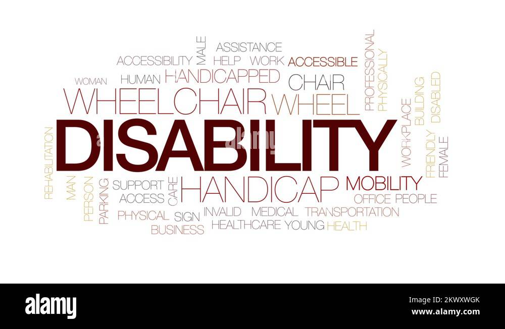 Disability people typography Stock Videos & Footage - HD and 4K Video ...